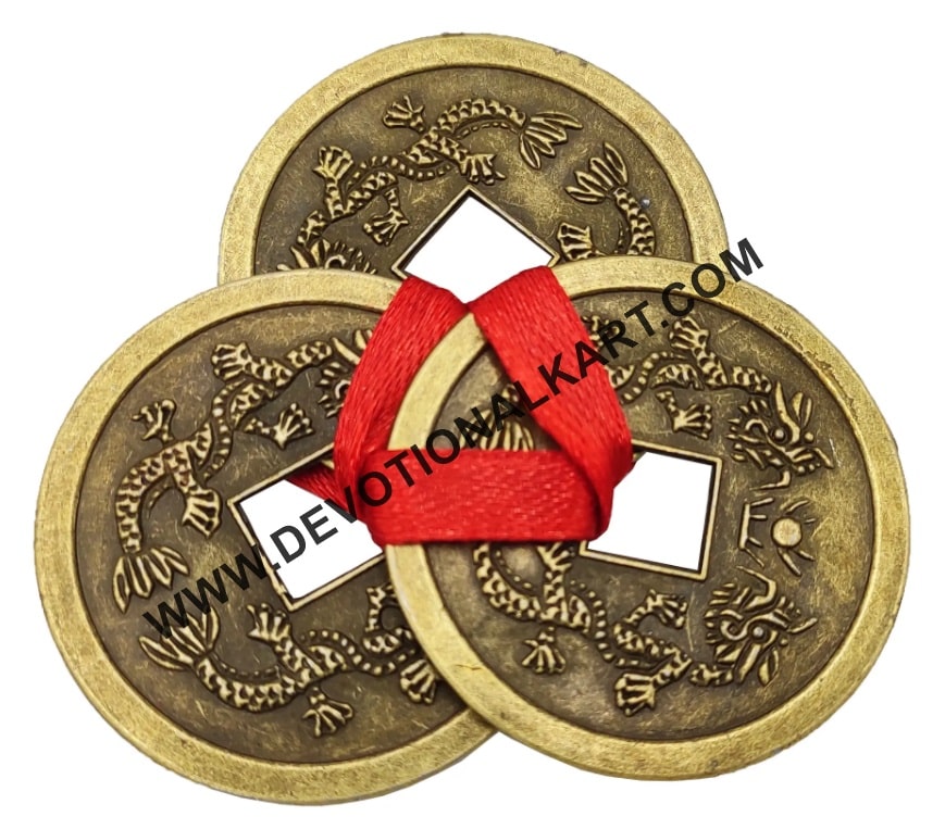 Buy Best Quality Feng Shui Three Lucky Chinese Coins