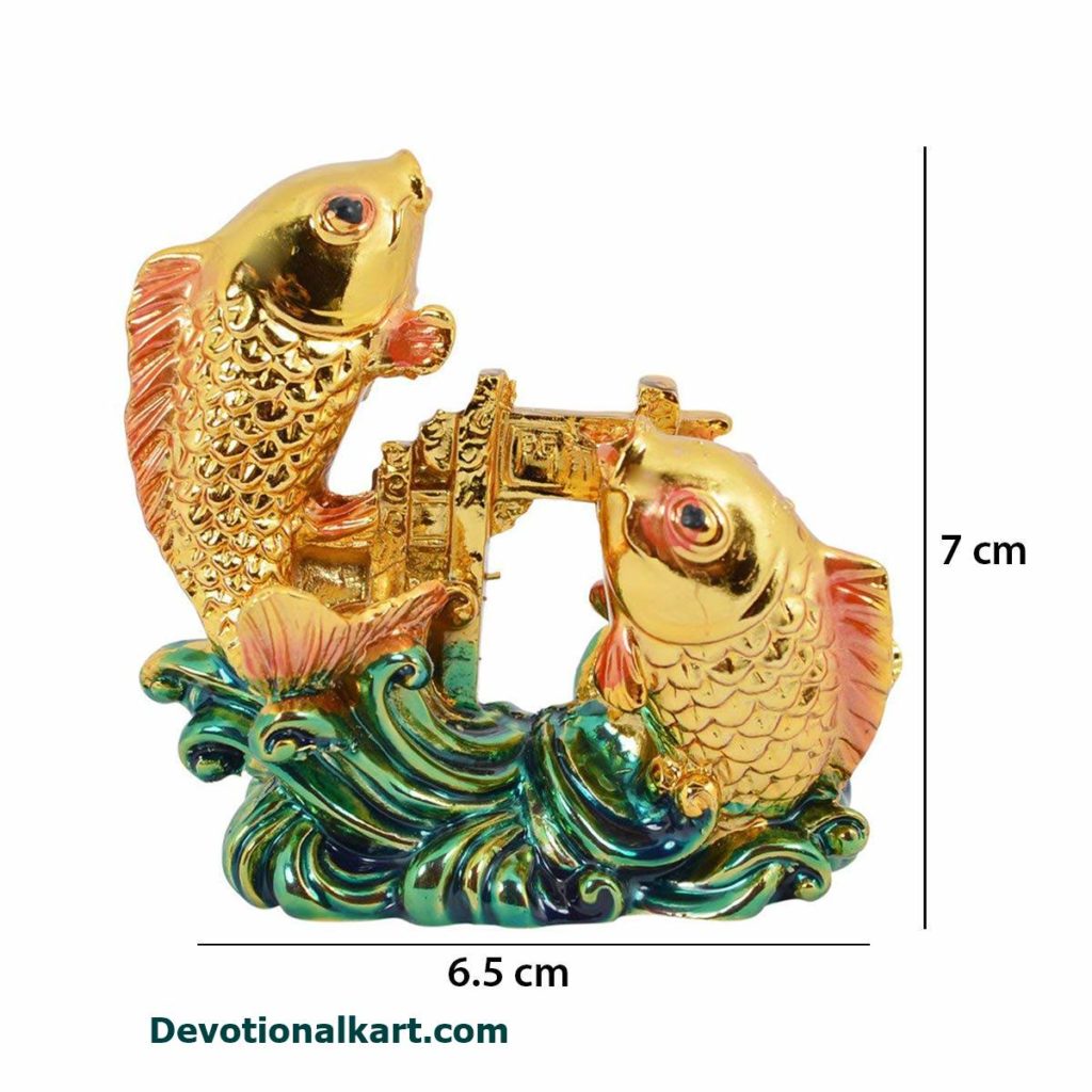 Buy Feng Shui Double fish with dragon gate statue