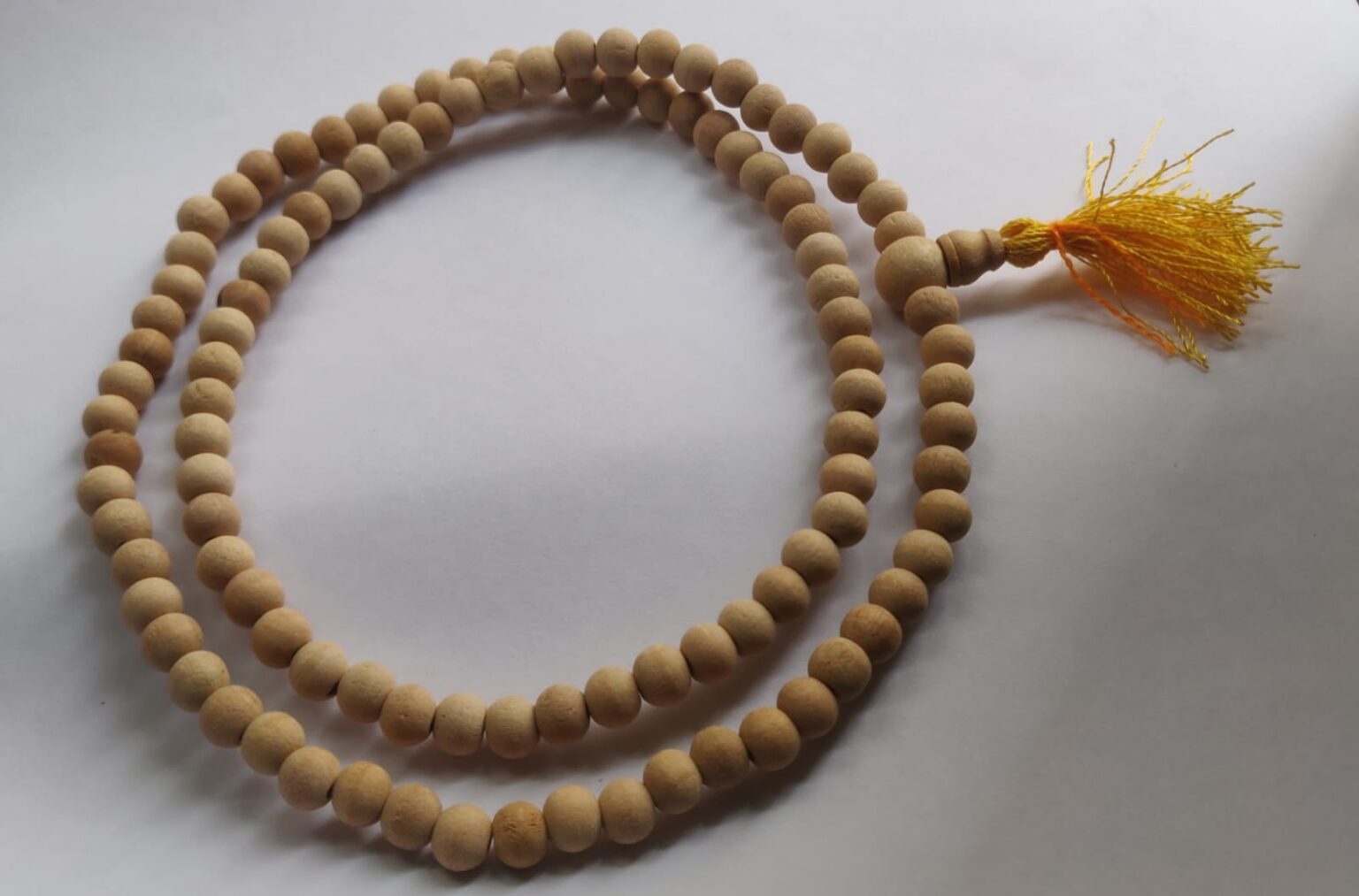 Buy White Chandan Mala l Sandalwood Mala - Mantra Siddha