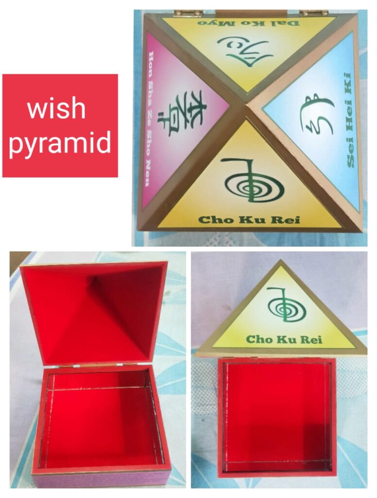 Buy Wooden Wish Box Pyramid l Size 4 Inches