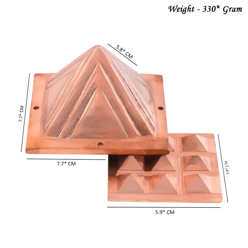 Buy Vastu 2 Layer Copper Pyramid for South-East Direction