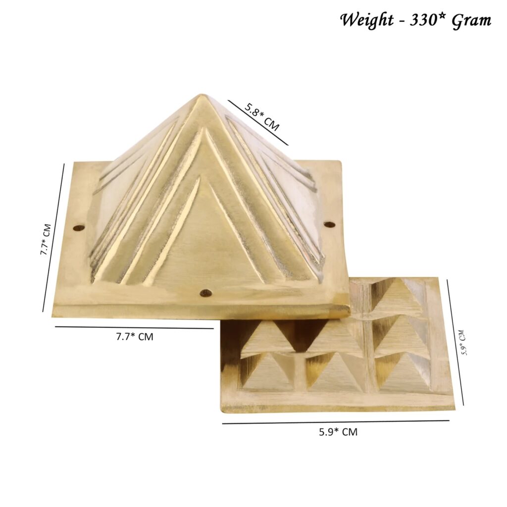 Buy Vastu 2Layer Brass Pyramid for North Direction