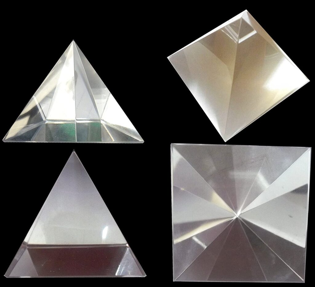 Buy Crystal Clear Pyramid / Prism for Vastu, Feng Shui