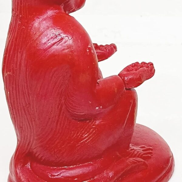 Lal Kitab Red Monkey Statue / Mitti ka Lal Muh Wala Bandar