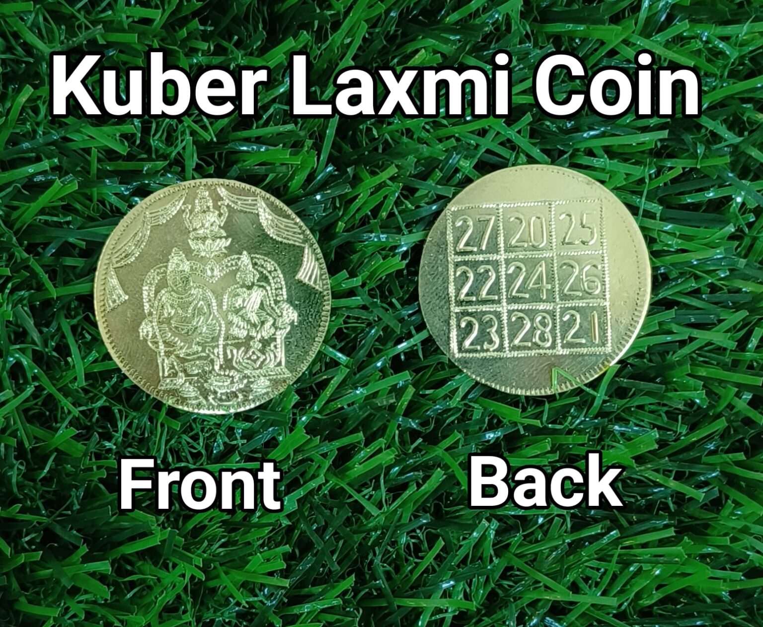 Buy Brass Laxmi Kuber Coin for Wealth and Prosperity