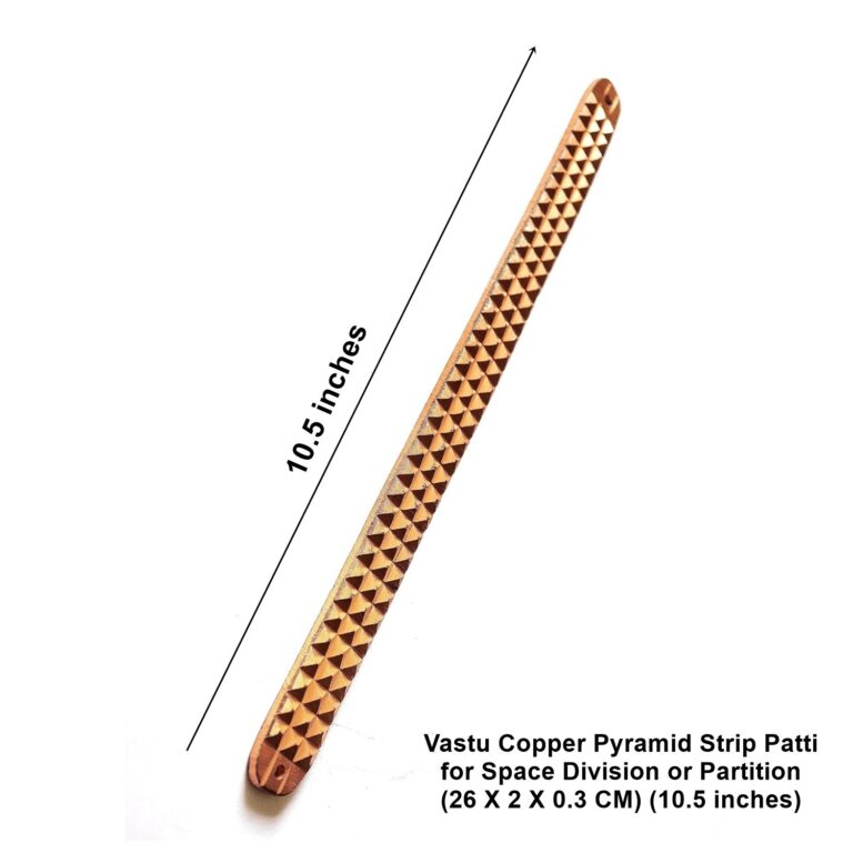 Vastu Copper Pyramid Strip Patti for Partition or Division