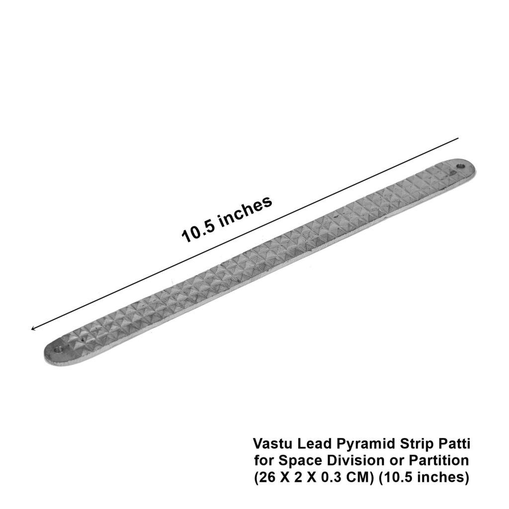 Vastu Copper Pyramid Strip Patti Vastu Lead Pyramid Strip Patti for ...
