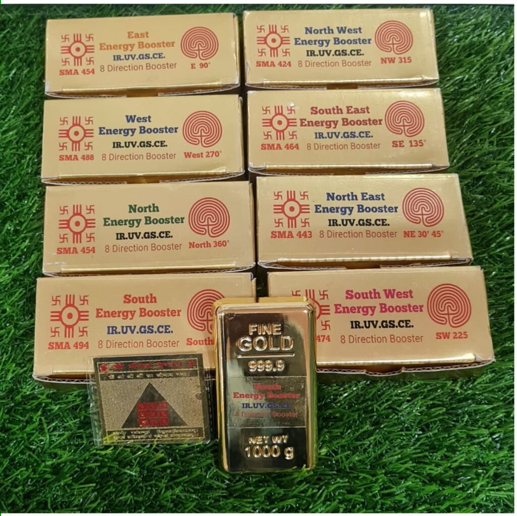 Vastu 8 Direction Boosters with Yantras - Complete Set